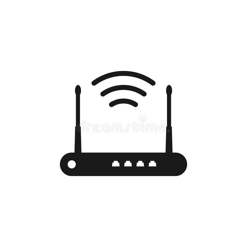 Router-Symbol vektor abbildung. Illustration von beweglich - 216216531