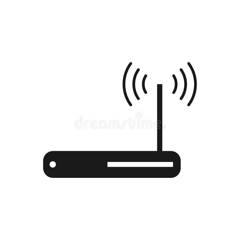 Router-Symbol vektor abbildung. Illustration von beweglich - 216216531