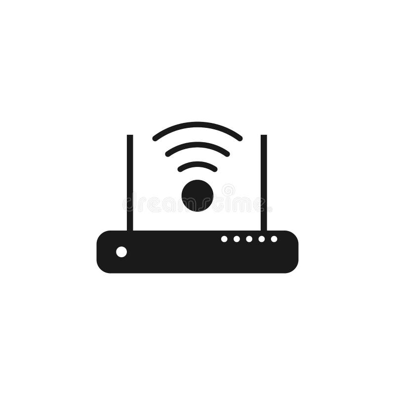 Router-Symbol vektor abbildung. Illustration von zugriff - 216216522