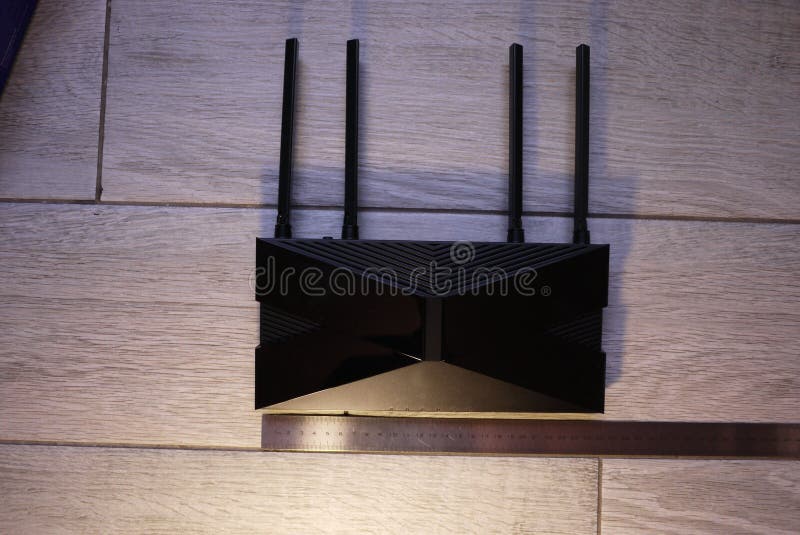 Router for Transmitting the Internet Wi-Fi 6. Modern Device for ...