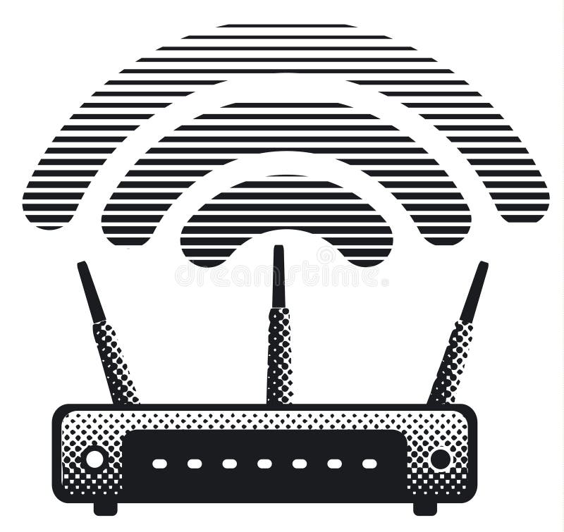 Router-Symbol vektor abbildung. Illustration von kommunikation - 221952789