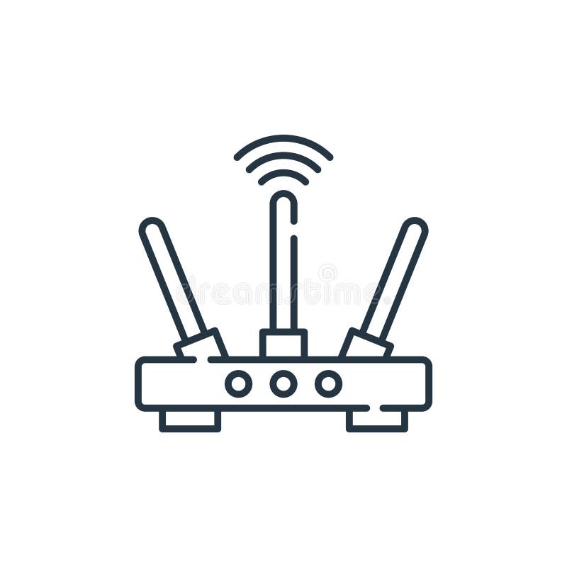 Router Vector Icon. Router Editable Stroke. Router Linear Symbol for ...