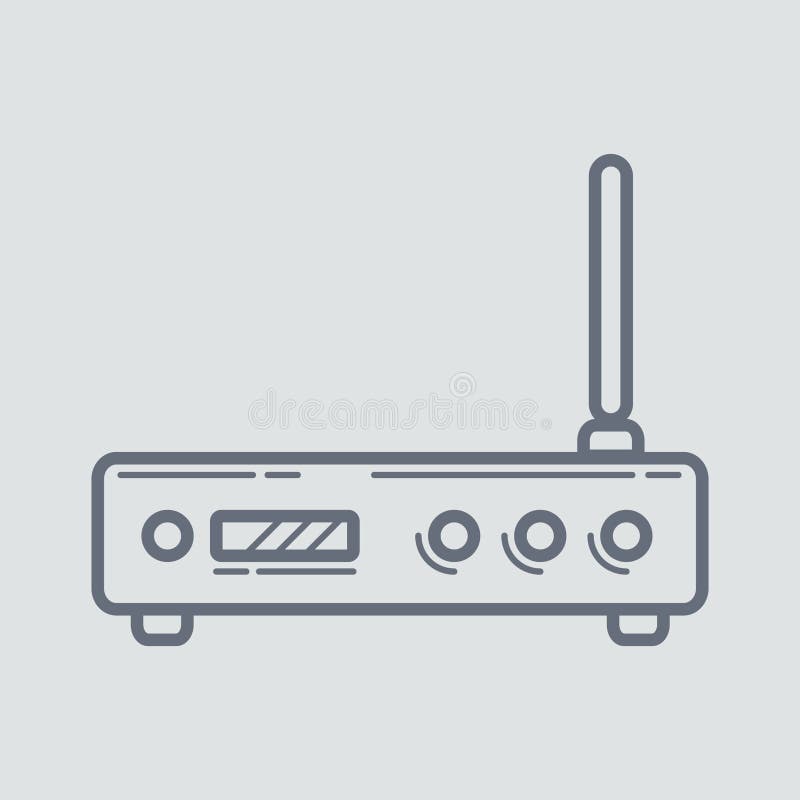 Router. Vector Illustration Decorative Design Stock Vector ...
