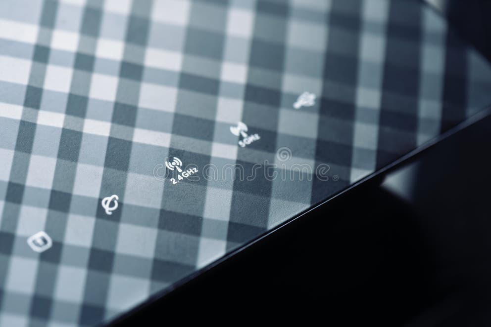 Router Wi-Fi Close Up. Fast Internet Modem Device Stock Photo - Image ...