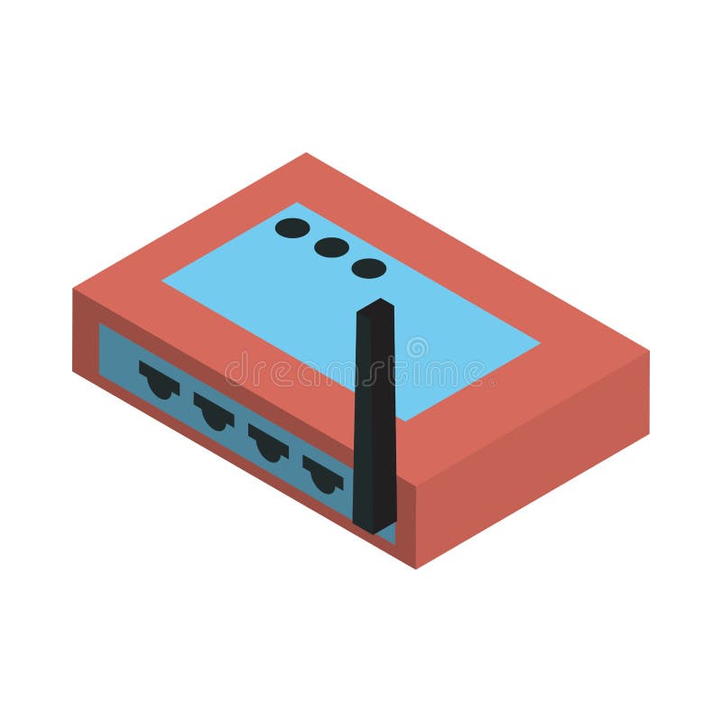 WiFi Device 3D Icon stock illustration. Illustration of minimal - 359291891