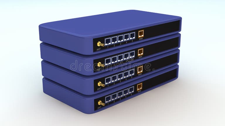 Network Routers Stock Illustrations – 1,157 Network Routers Stock ...