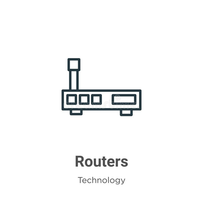 Routers Icon. Trendy Routers Logo Concept on White Background Fr Stock ...