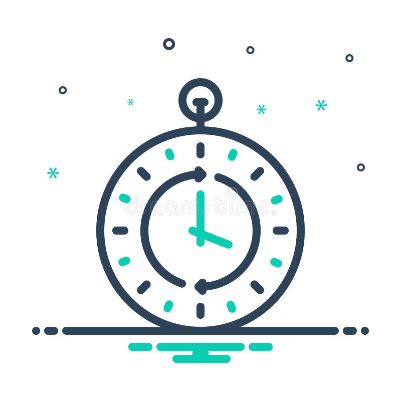 Mix Icon for Routine, Procedure and Periodic Stock Vector ...