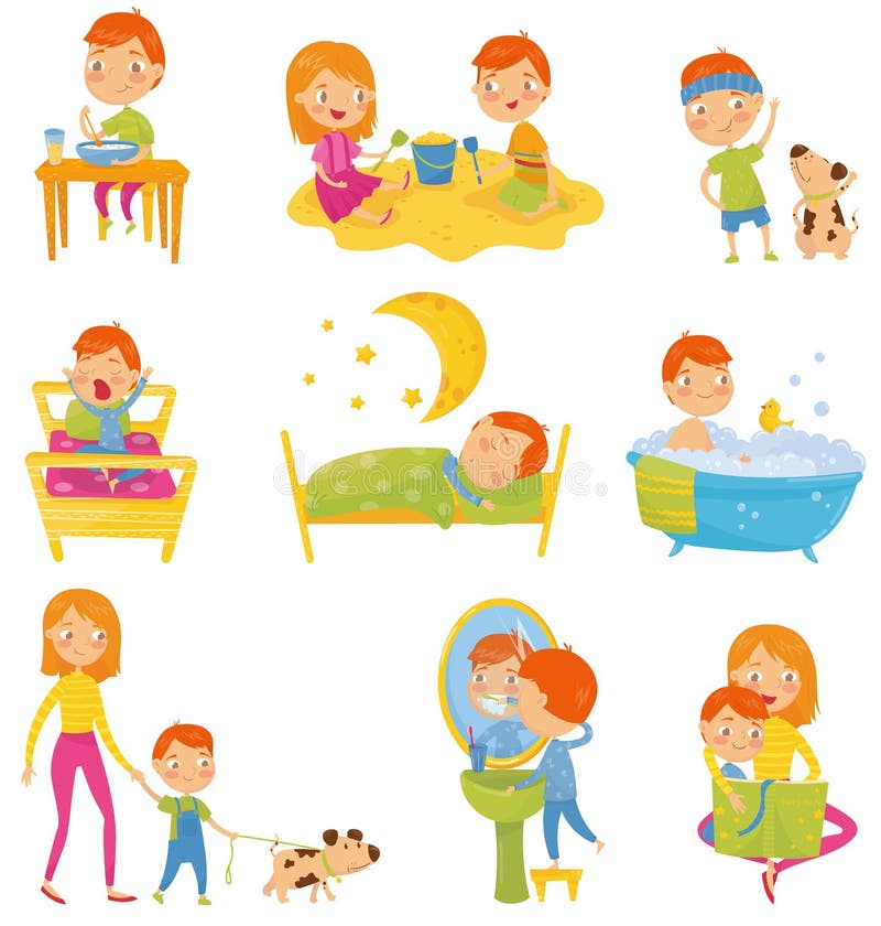Taking Bath Boy Cartoon Stock Illustrations – 383 Taking Bath Boy ...
