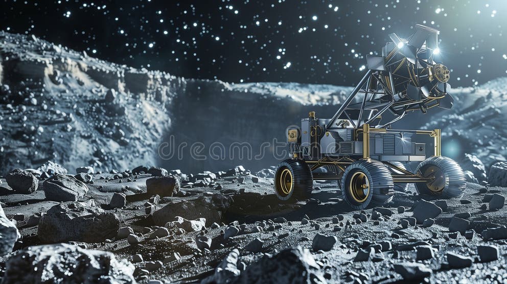 Rover is Excavating Asteroid Regolith on the Moon, Demonstrating ...