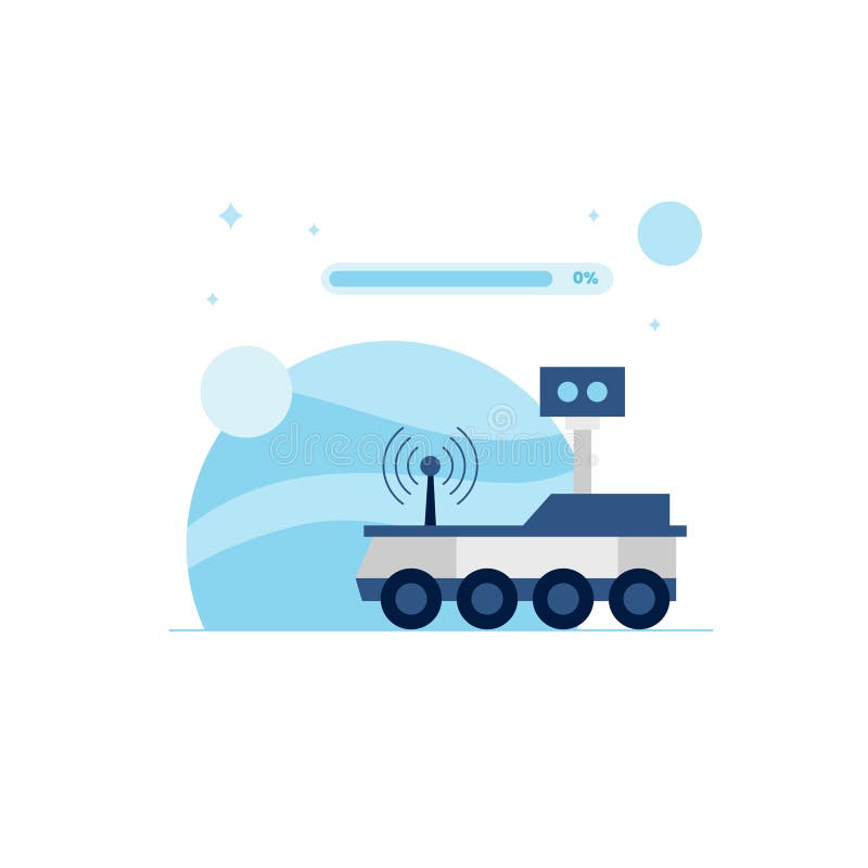 Rover Robot Space Exploration for Metaphor No Progress Empty State Ui ...