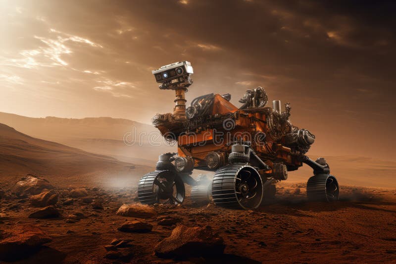 Rover Surface Mars Studies Situation Features Atmosphere Takes Soil ...