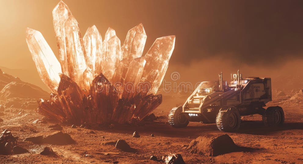 Rover is Using an Illuminating Light Source To Explore the Inside of ...