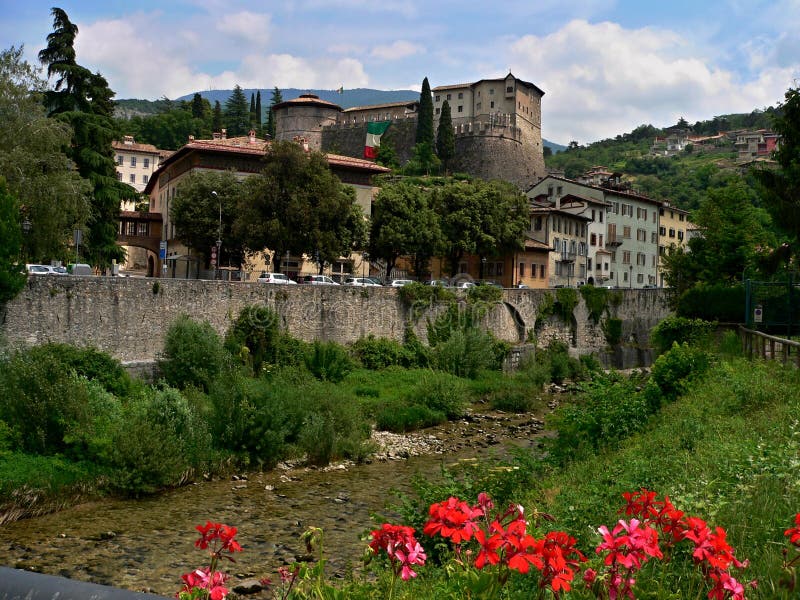 Dome As Web the Sea of Rovereto in the Province of Trento (Italy) Stock ...