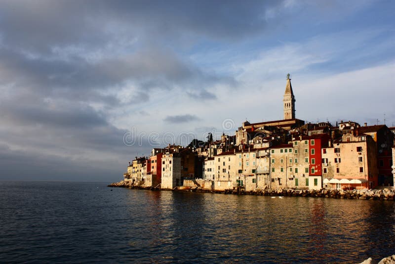 Rovigno spectacular stock photo. Image of city, building - 7759602