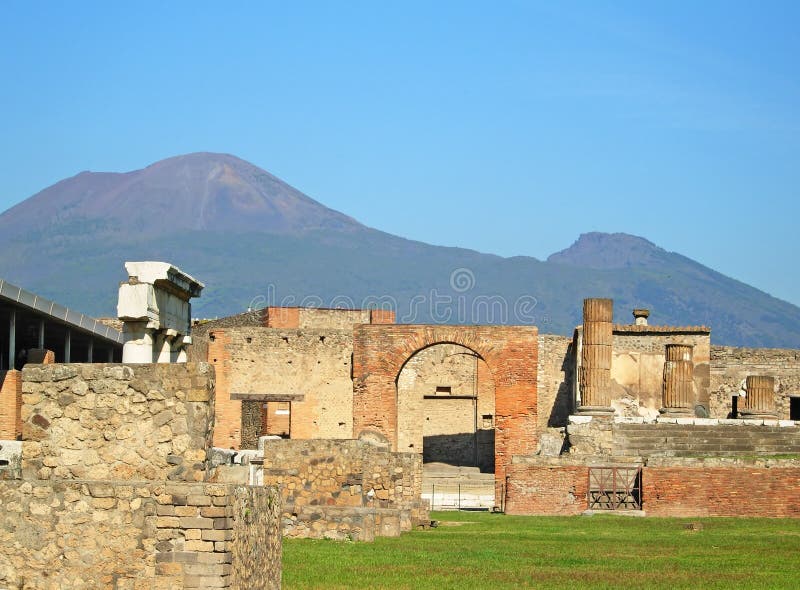 Rovine di Pompei antica fotografia stock. Immagine di vecchio - 84549122