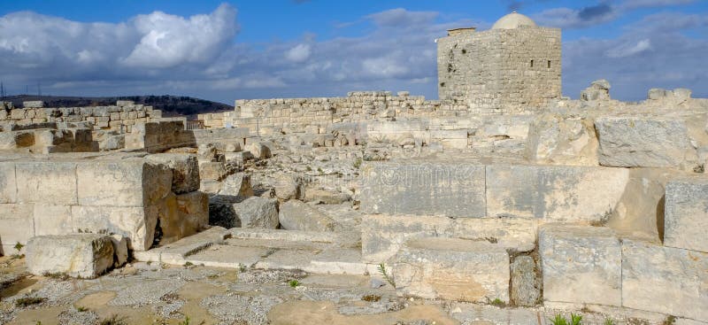 Garizim, Luogo Santo Del Samaritano, Nablus Immagine Stock - Immagine ...