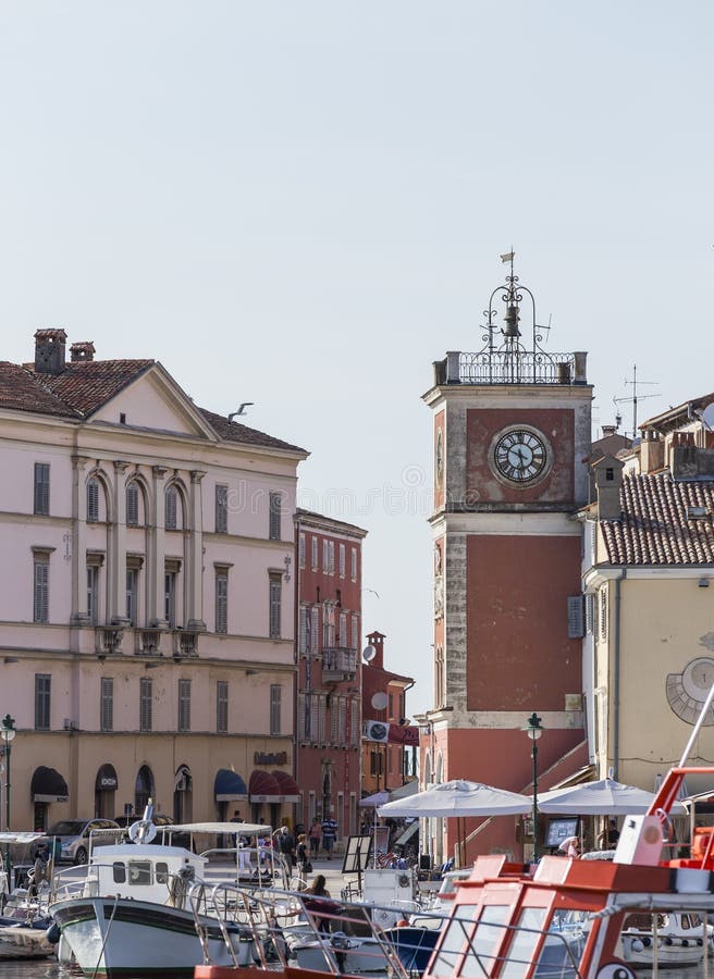 Rovinj editorial image. Image of green, bell, daylight - 61398925