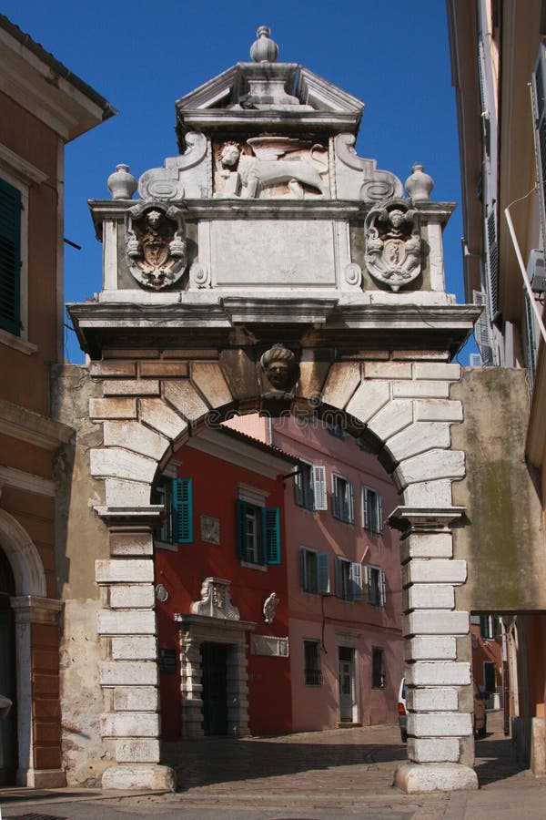 Roman Door at Forum Romanum Stock Photo - Image of town, italian: 87277128