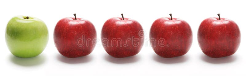 Row of Apples stock image. Image of healthy, granny, smith - 11172409