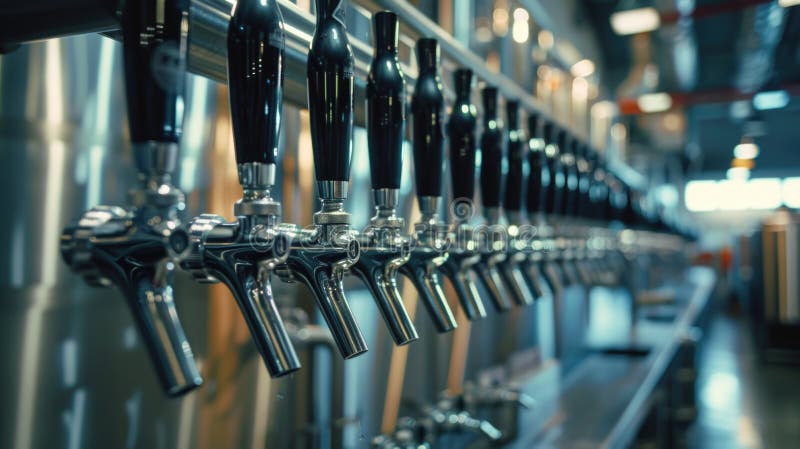 Row Beer Taps Metal Shelf Stock Photos - Free & Royalty-Free Stock ...