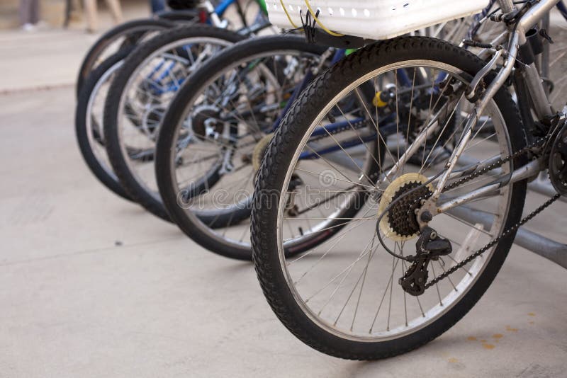 Row of Bikes stock image. Image of transpo, transportation - 8468591