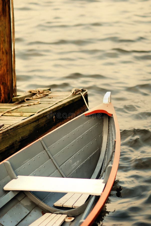 Row boat at the dock 02 stock image. Image of transportation - 4311431