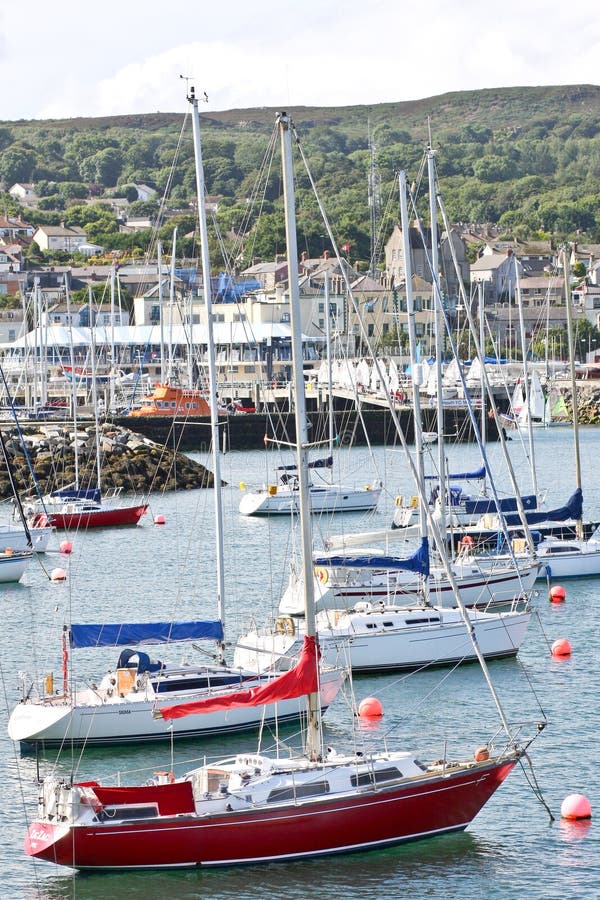 Row of Boats, Howth Harbour, Ireland Editorial Photography - Image of ...