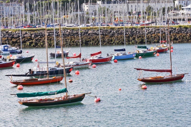 Row of Boats, Howth Harbour, Ireland Editorial Photo - Image of naval ...