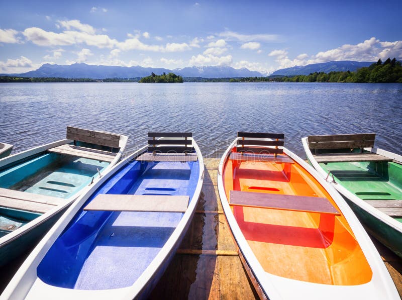 Row boats stock photo. Image of mountain, clean, nautical - 31521038