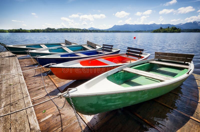 Row boats stock image. Image of blue, clean, range, vessel - 45858621