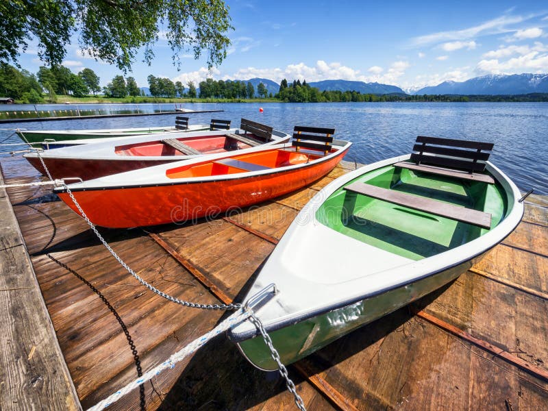 Row boats stock photo. Image of color, clean, green, scene - 32172878