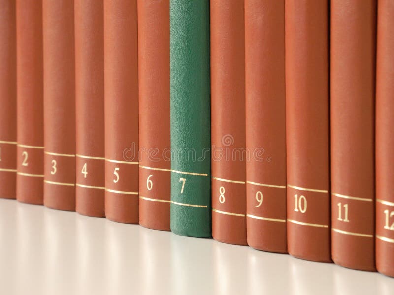 Row of books stock image. Image of noticeable, library - 22415321