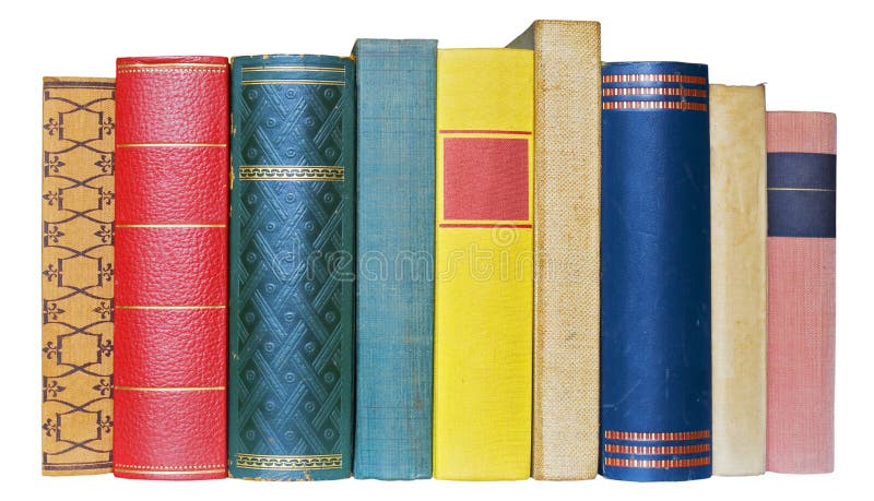 Books in a row stock image. Image of classic, information - 22489621