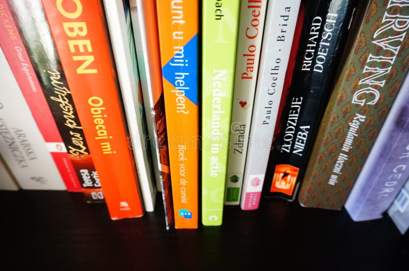 Row of books editorial image. Image of home, books, rowof - 44381150