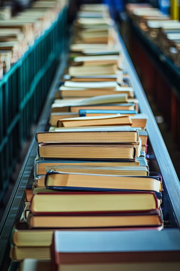 Row of books on a shelf stock photo. Image of antique - 381781766