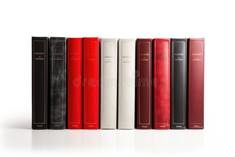 A Row of Books Sitting Next To Each Other. Perfect for Illustrating ...