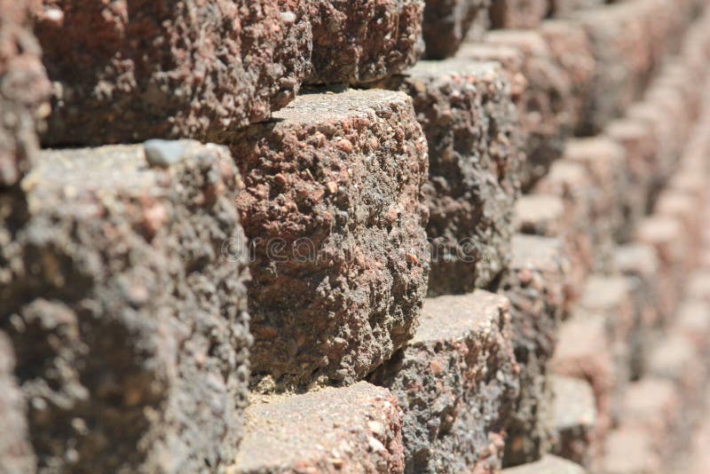 Row of Bricks stock image. Image of column, rows, straight - 33270981