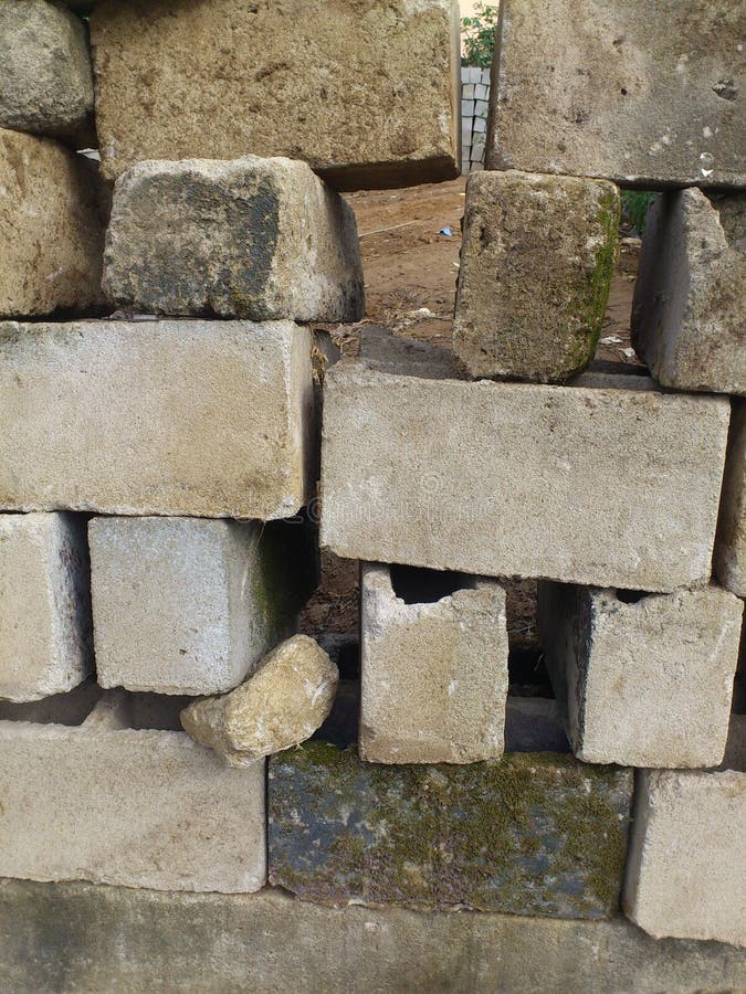 Row of bricks stock image. Image of wall, rock, rows - 74868315