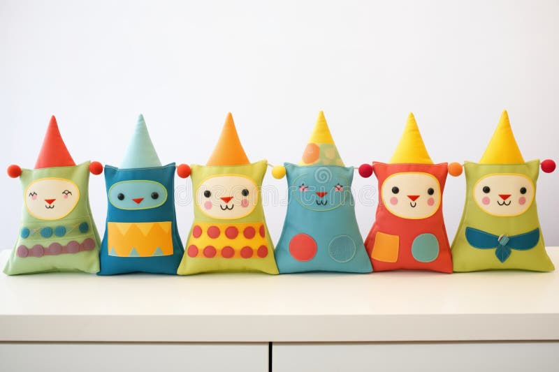 A Row of Brightly Colored Shape Sorter Toys Stock Photo - Image of ...