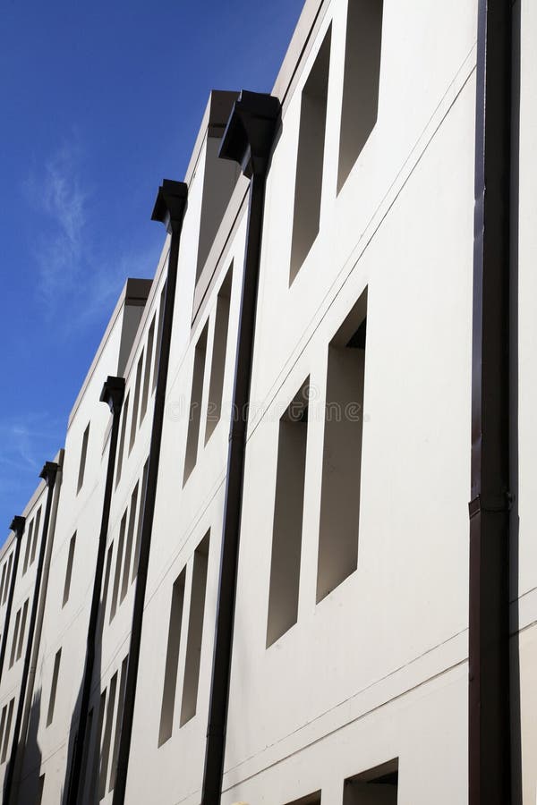 Row of buildings stock image. Image of pipes, windows - 12797537