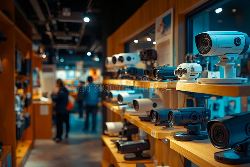 Store Row Security Cameras Stock Photos - Free & Royalty-Free Stock ...