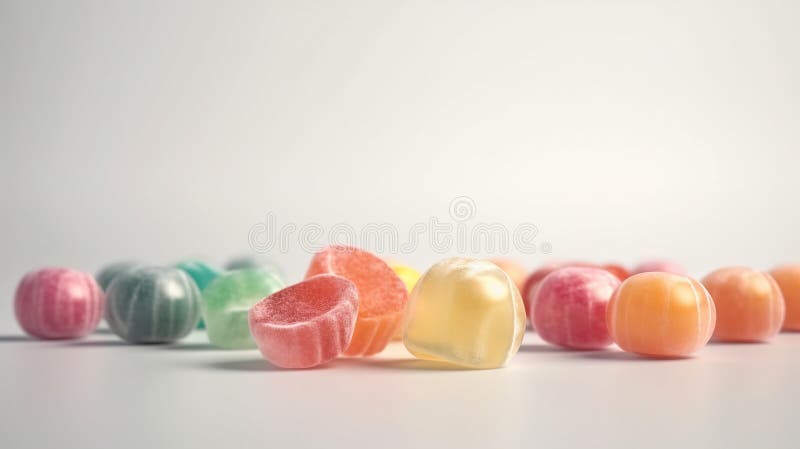 A Row of Candy Candies Sitting Next To Each Other Stock Illustration ...