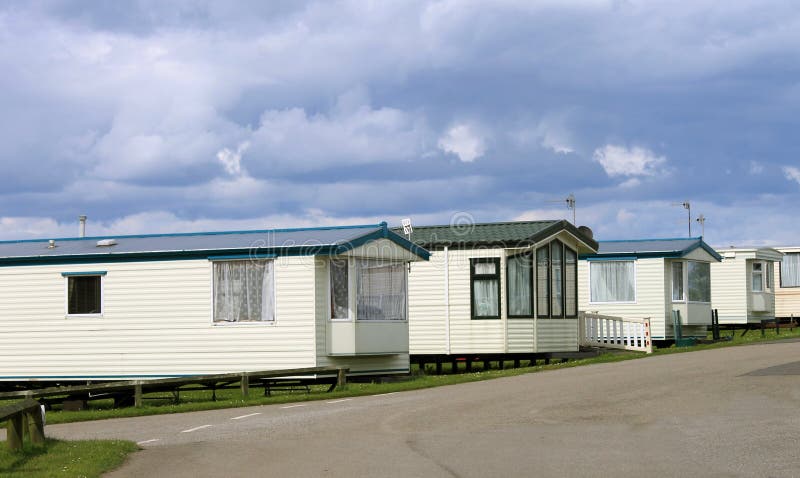 Modern static caravan stock photo. Image of static, english - 25775336