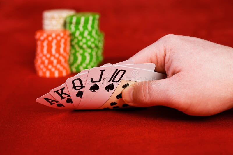 Row of cards, another view stock image. Image of hand - 8310689