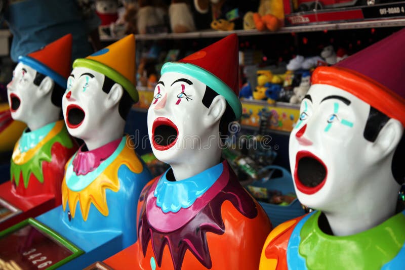 Colorful carnival clown stock photo. Image of colorful - 13755752