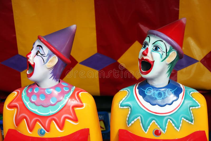 Colorful carnival clown stock photo. Image of colorful - 13755752