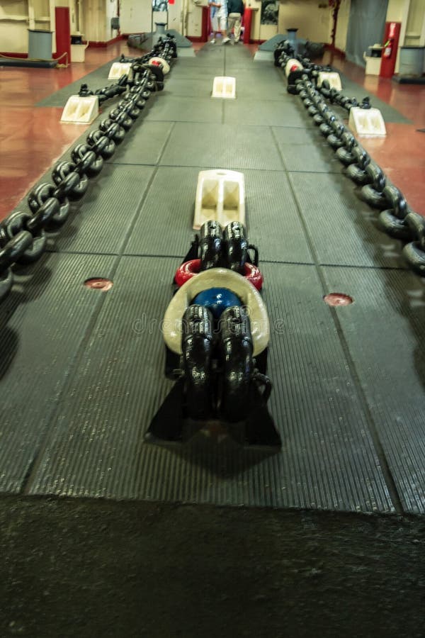 Muscle Man with Chains. Young Bodybuilder with Perfect Body Posi Stock ...