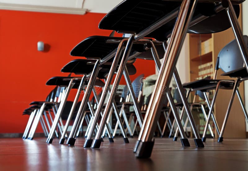 Row of chairs. stock image. Image of arrangement, interior - 26597259