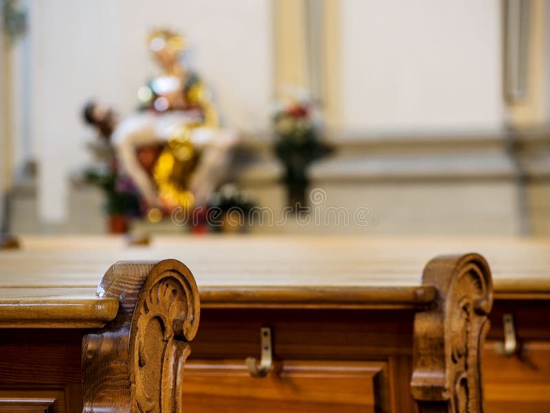 Row chairs in church stock image. Image of religious - 66998293